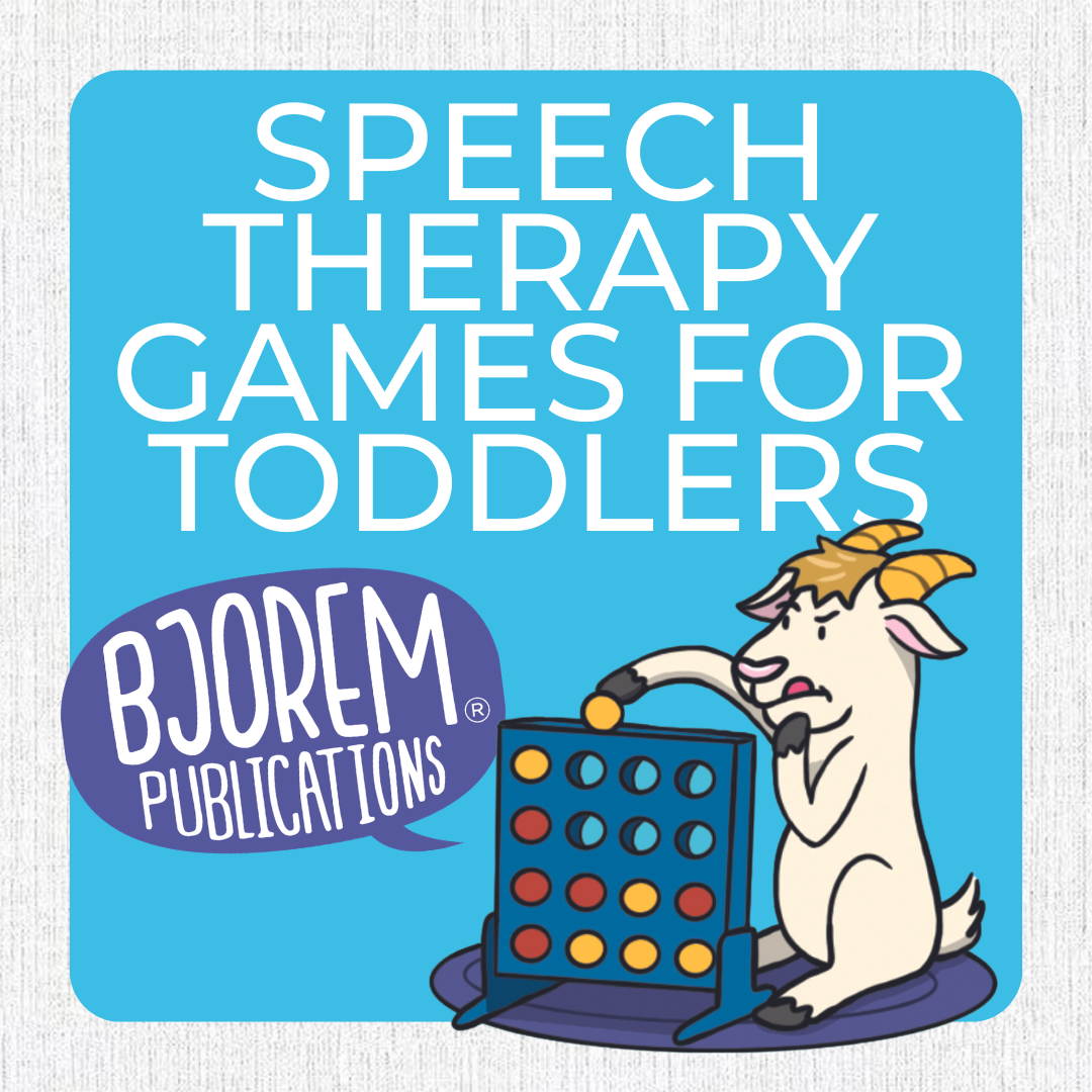 Speech Therapy Games for Toddlers – Bjorem Speech®