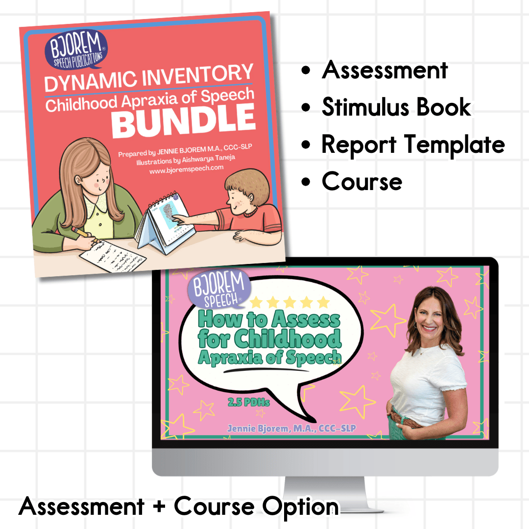 CAS Assessment Bundle for Diagnosis and Evaluation – Bjorem Speech®