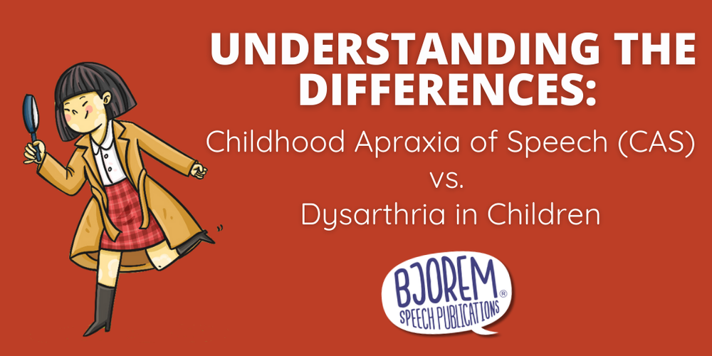 Dysarthria vs Apraxia - What is the Difference? – Bjorem Speech®