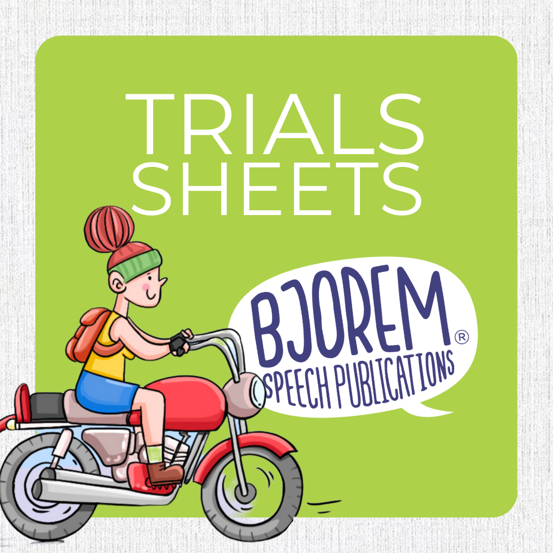 Speech Therapy Trials Sheets Collection – Bjorem Speech®