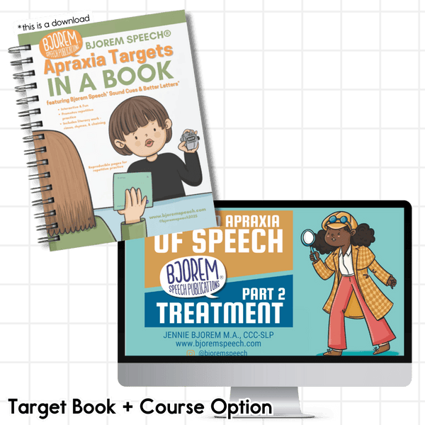 Apraxia Targets Book: Bjorem Speech® Download