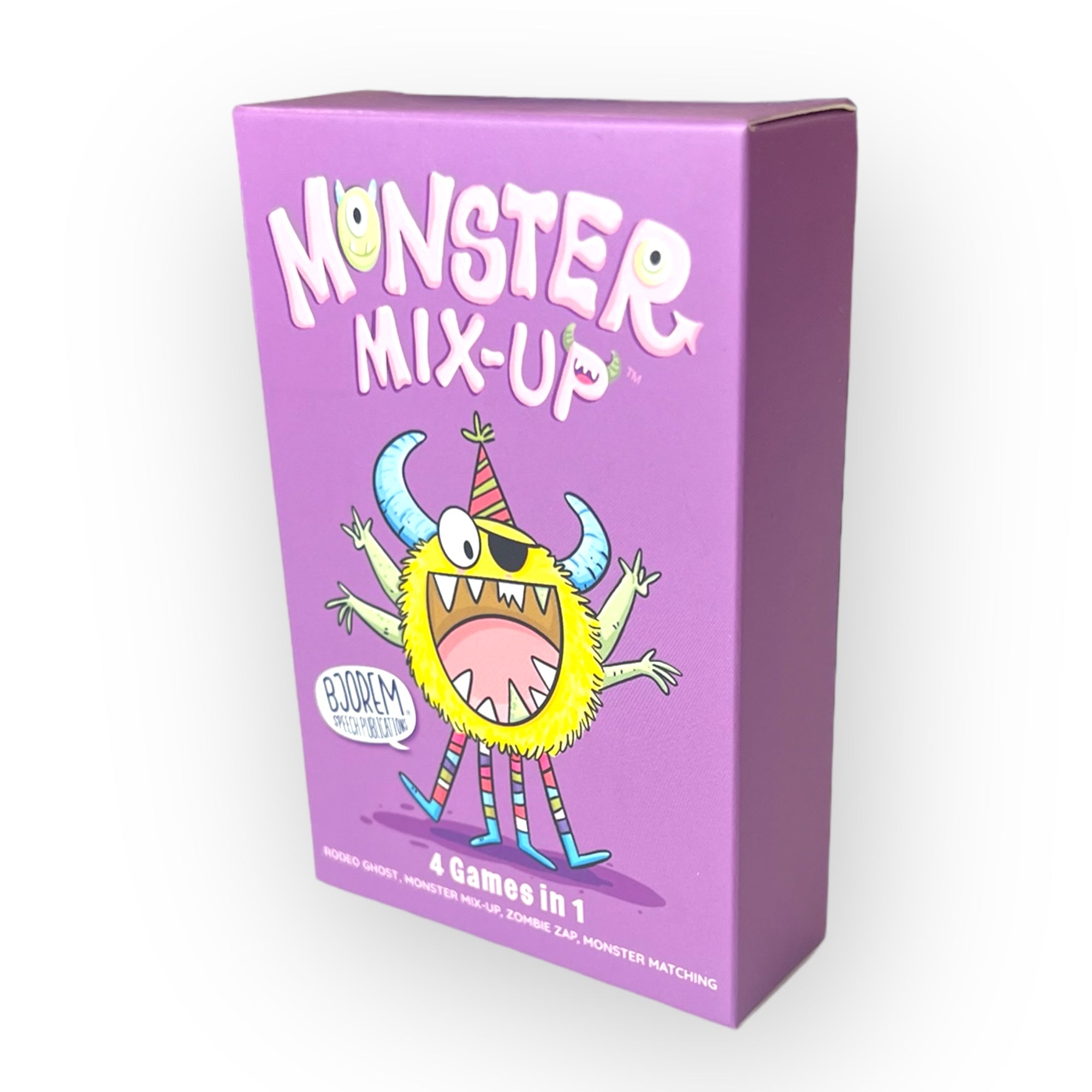 Bjorem Speech Monster Mix-Up Card Game 4 Games in 1 for Endless Fun ...