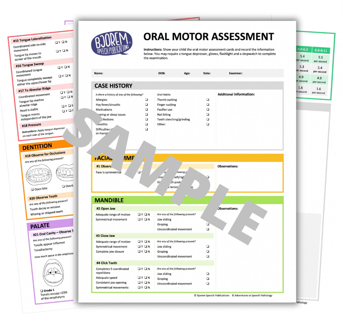 Oral Motor Assessment