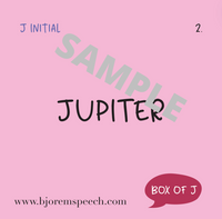 Box of CH, SH, and J Bundle Speech Sound Cards – Bjorem Speech®