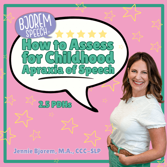 Apraxia Screener & CAS Assessment Tools – Bjorem Speech®