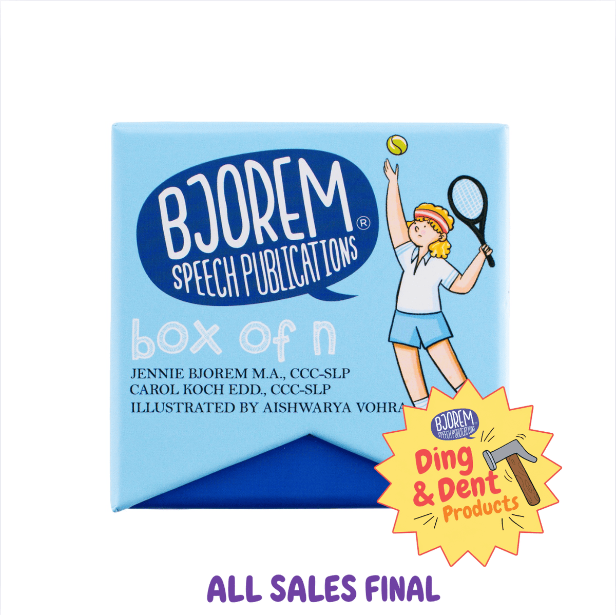 Box of N Speech Sound Cards for Language Learning – Bjorem Speech®