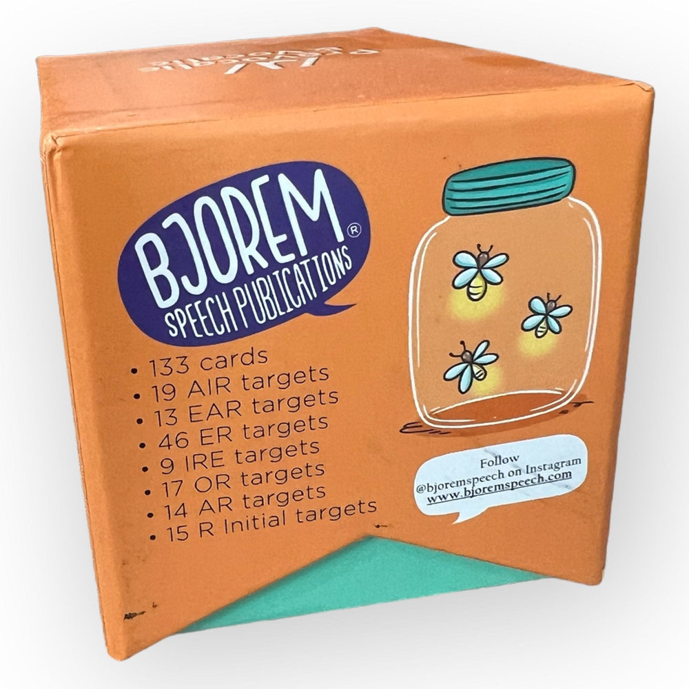 Prevocalic & Vocalic R - Bjorem Speech® Therapy Cards