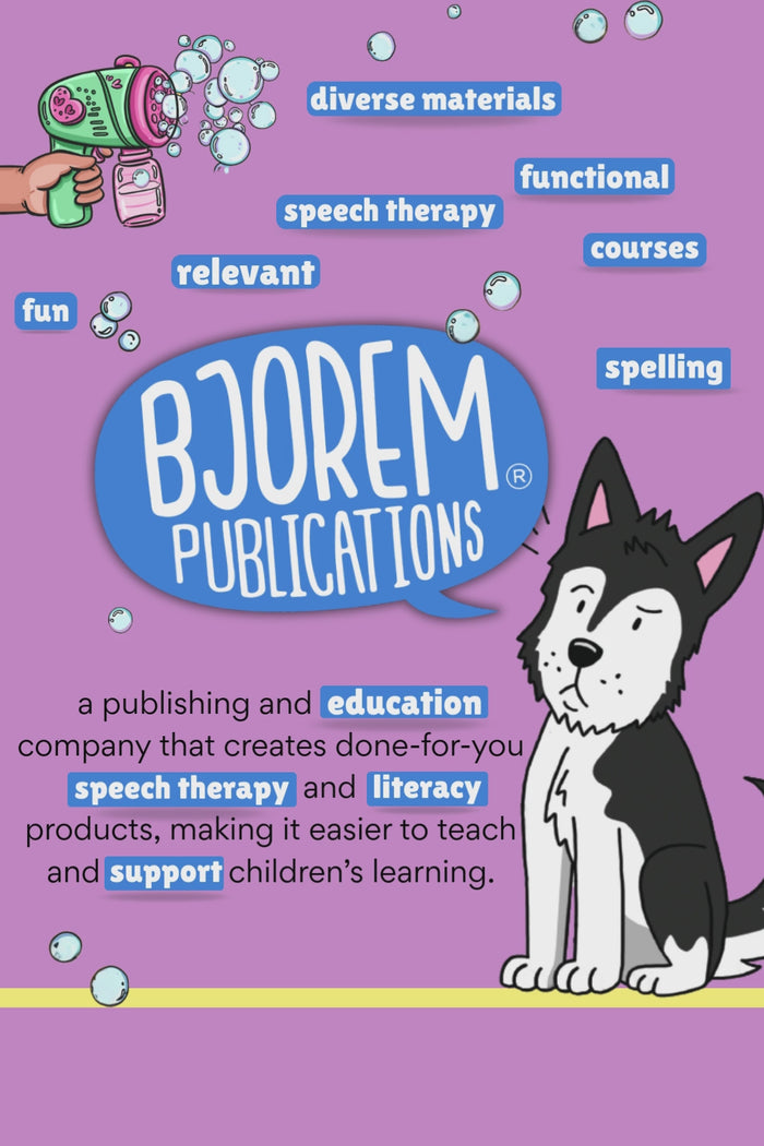 Bjorem Publications | Speech, Language & Literacy Tools for SLPs ...