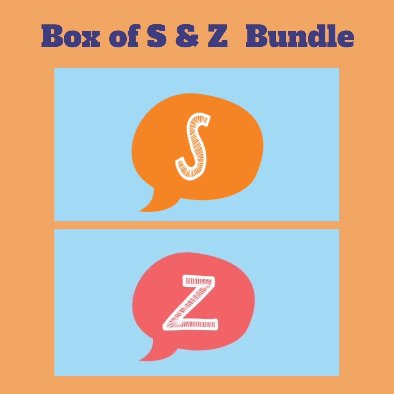 Bjorem Speech® Box of S & Z Sound Cards - Articulation Therapy - S & Z