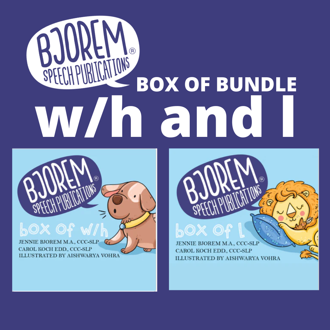 Box of W/H and L Bundle Sound Cue Cards – Bjorem Speech®