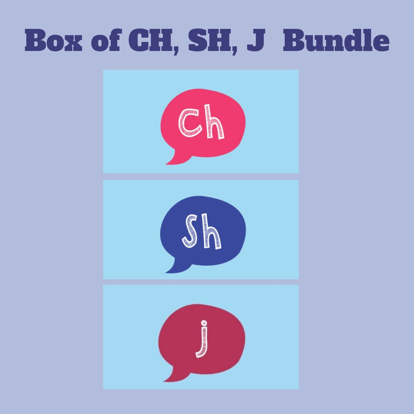 Box of CH, SH, and J Bundle – Bjorem Speech®