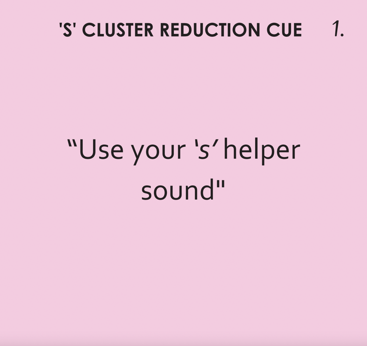 Minimal Pairs: S Cluster Reduction Cards for Speech Therapy – Bjorem ...